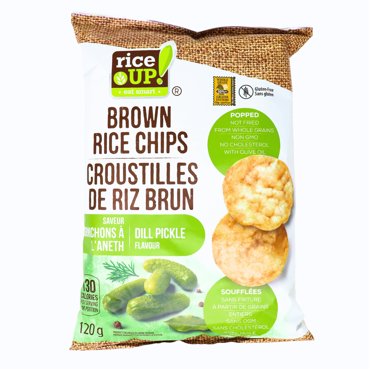 Dill Pickle Brown Rice Chips
