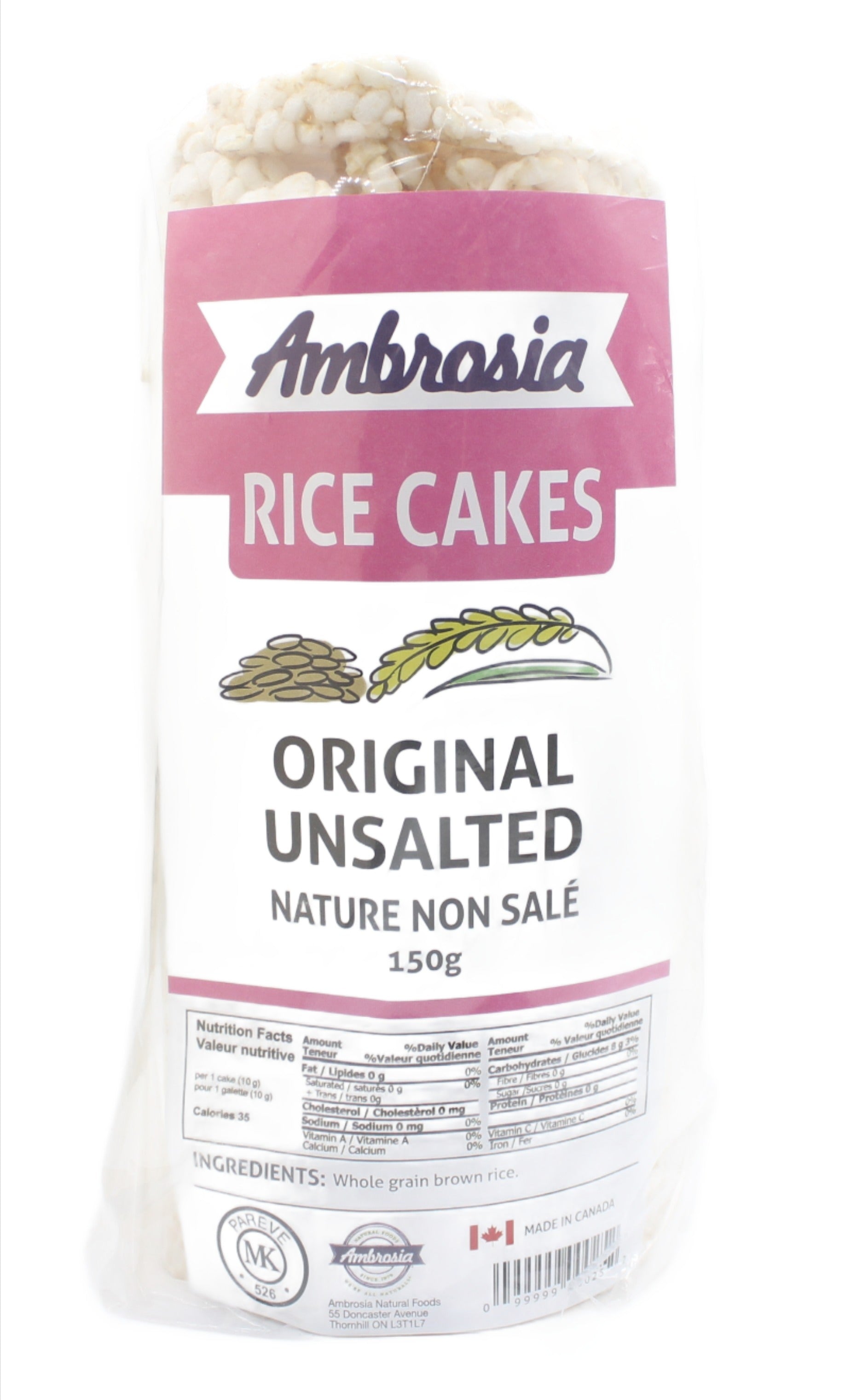 Rice Cake Regular Unsalted